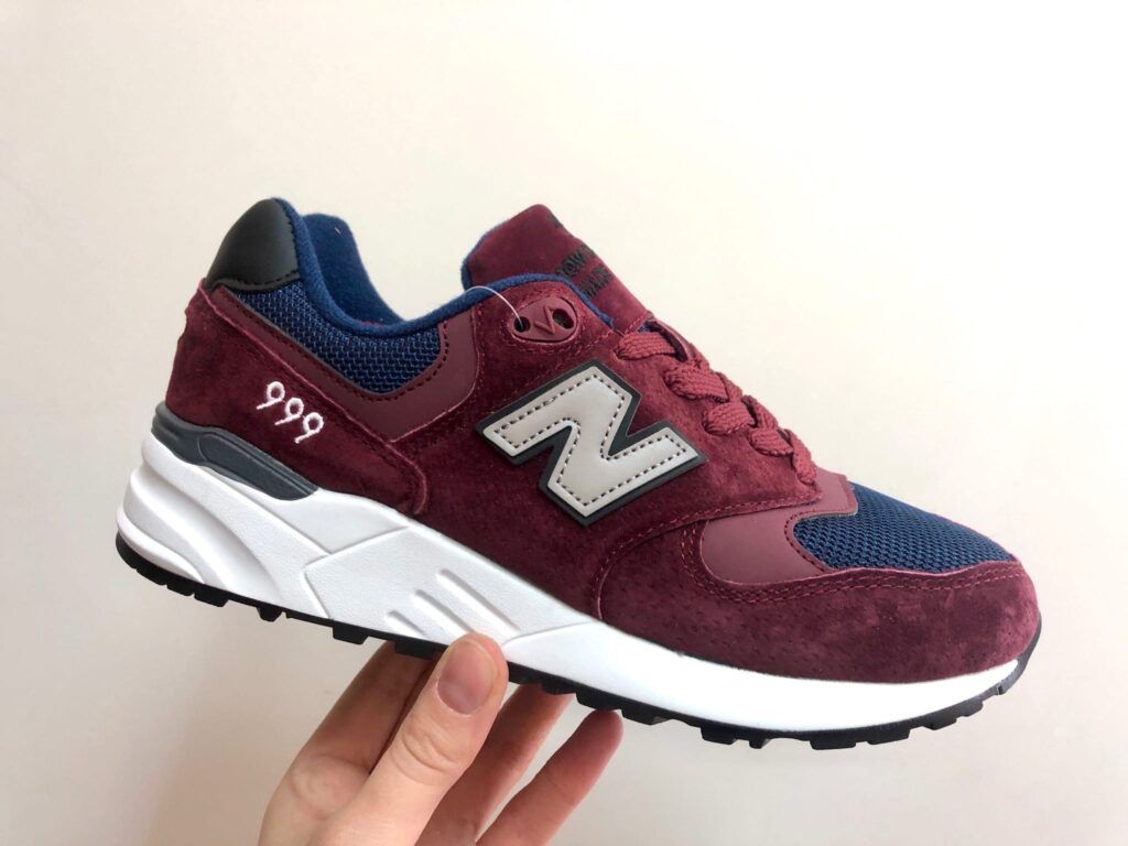 Купить бордовые кроссовки New Balance 999 с синим по выгодной цене в ...