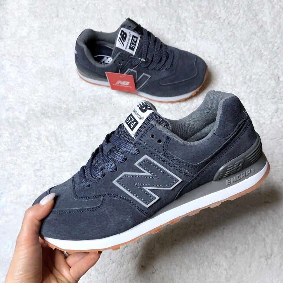 Кроссовки New Balance 574 серые Туман - Room78